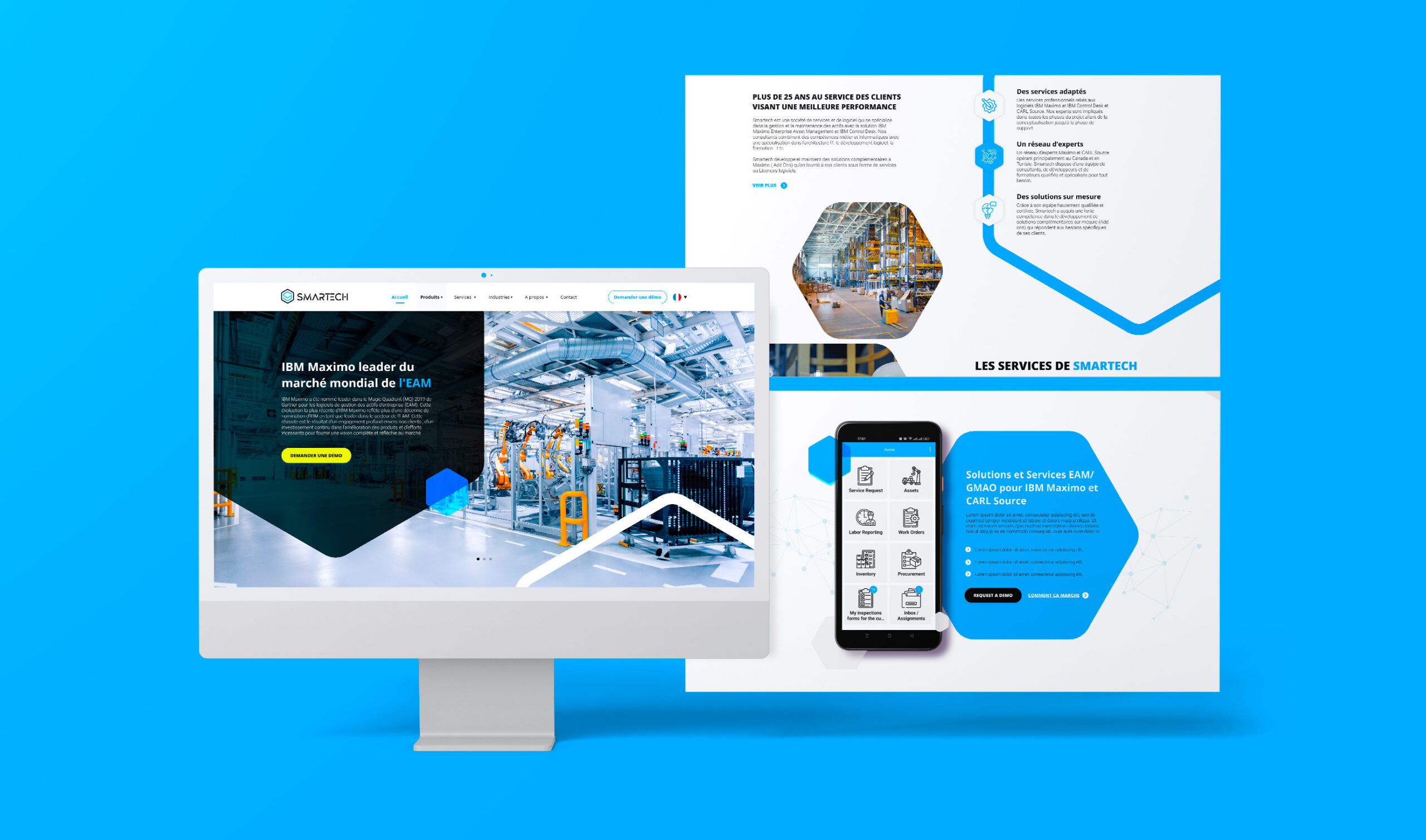 Portfolio | Conception UX UI et Développement Web pour Smartech